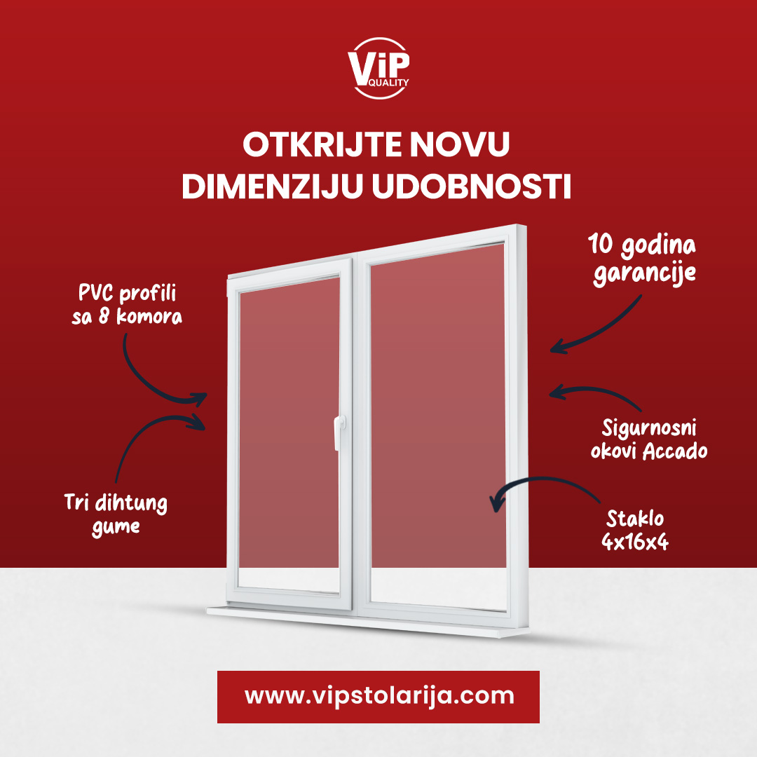 Cenovnik PVC Stolarije - Vip Stolarija